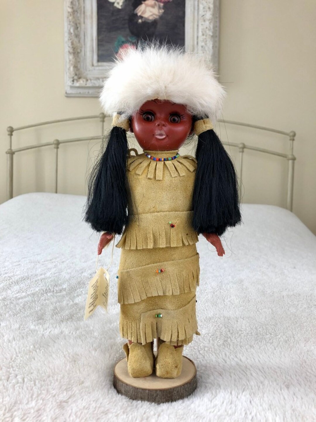 12" Native Indian Doll - Native Canadian Indian Doll - Collectible ...