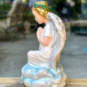 16" Angel Statue - Tall Angel Statue - Large Angel Figurine, Baptism ...