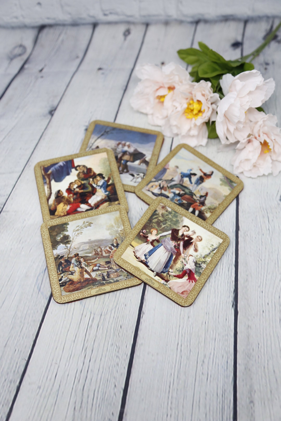 Victorian Coasters Set(5)- Mid-century Coasters - Kitchen Utensils ...