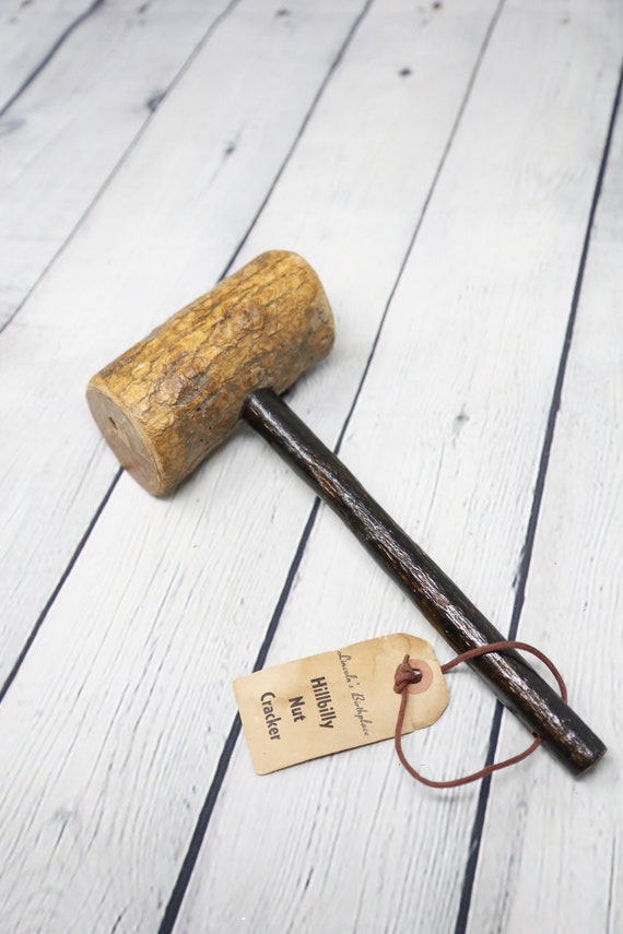 Vintage Wooden Mallet Wooden Log Mallet Nutcracker | Etsy