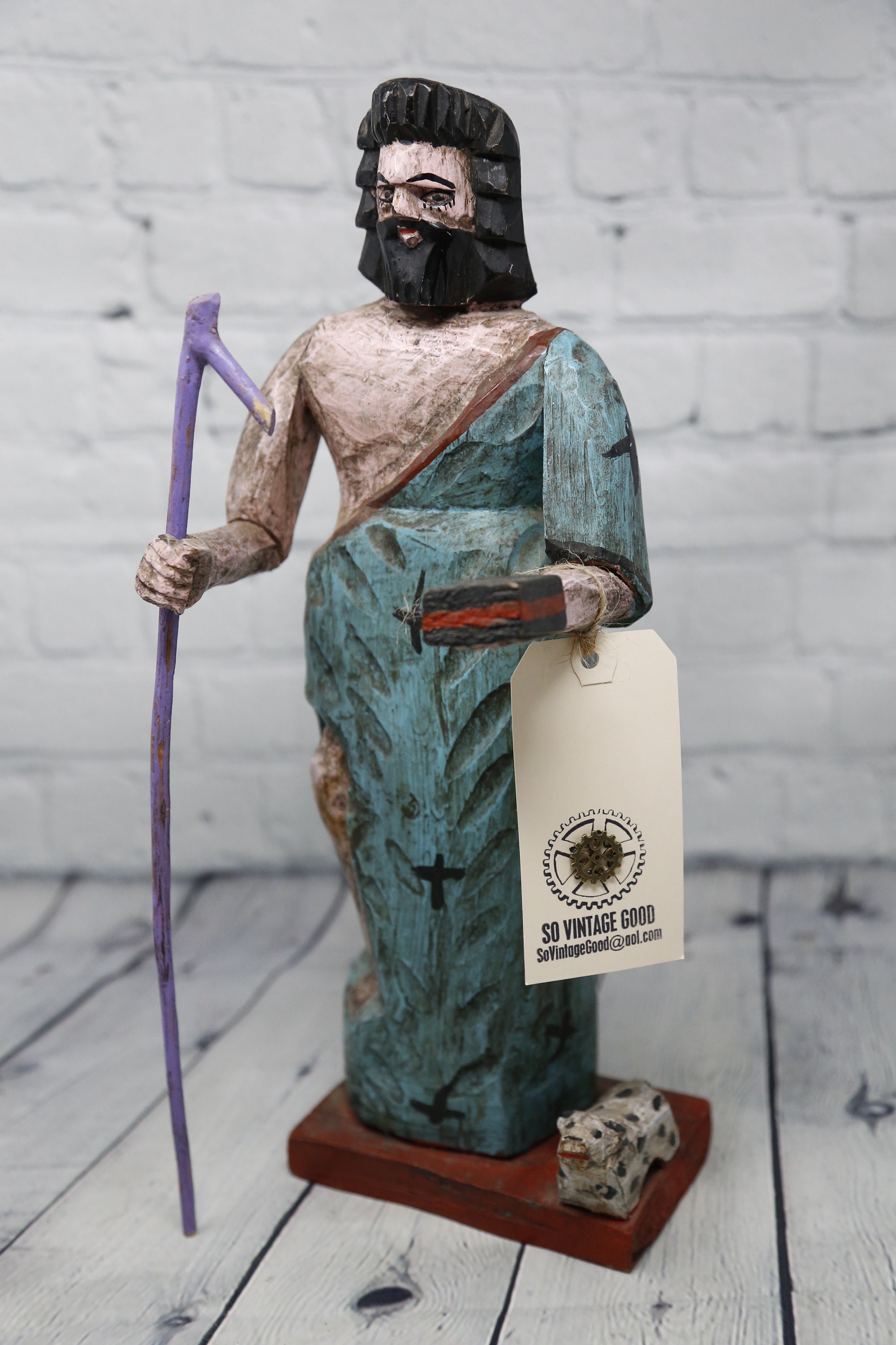 Moses Solid Wood Carved Sculpture Prophet Moses Statue | Etsy