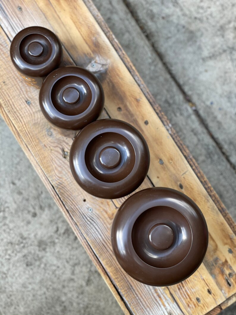 Vintage Nesting Canister Set Trend Pacific Don Dame - Etsy