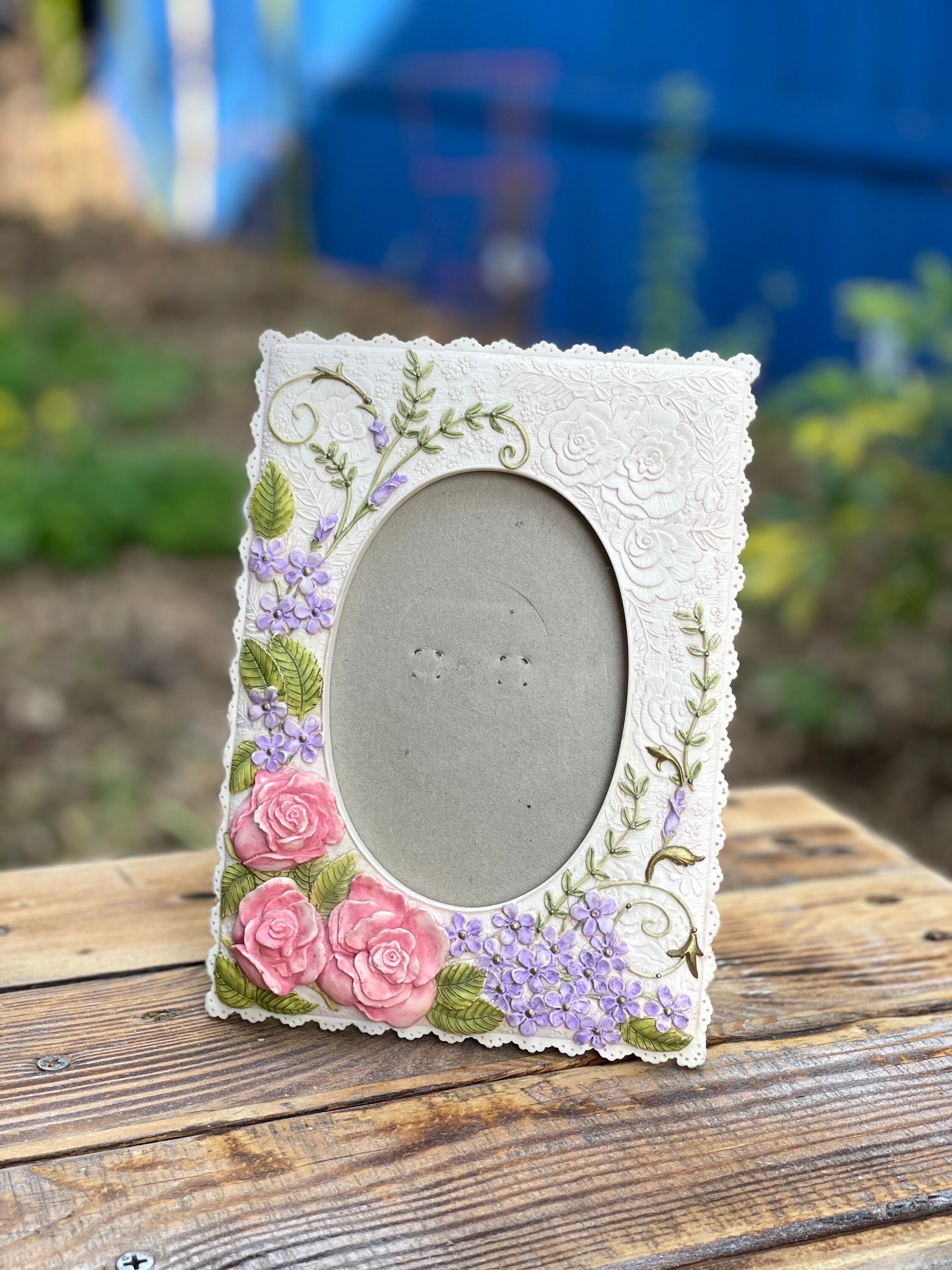 The San Francisco Music Box Musical Picture Frame - Roses/floral ...
