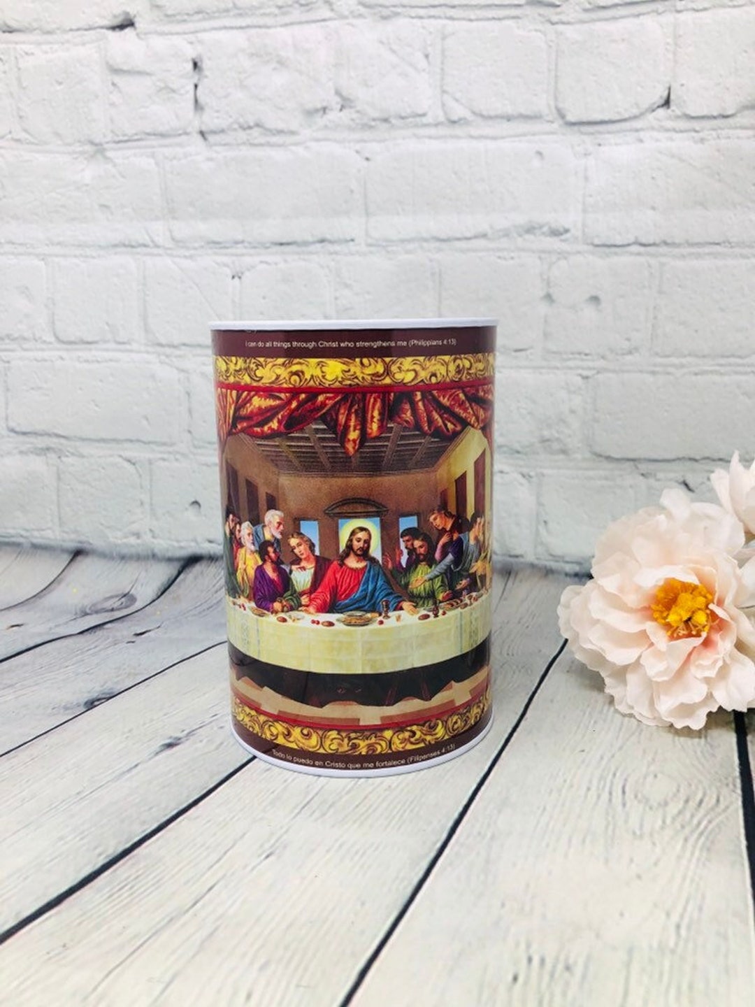 The Last Supper Bank Tin Jesus and Disciples Jesus Christ Catholic ...
