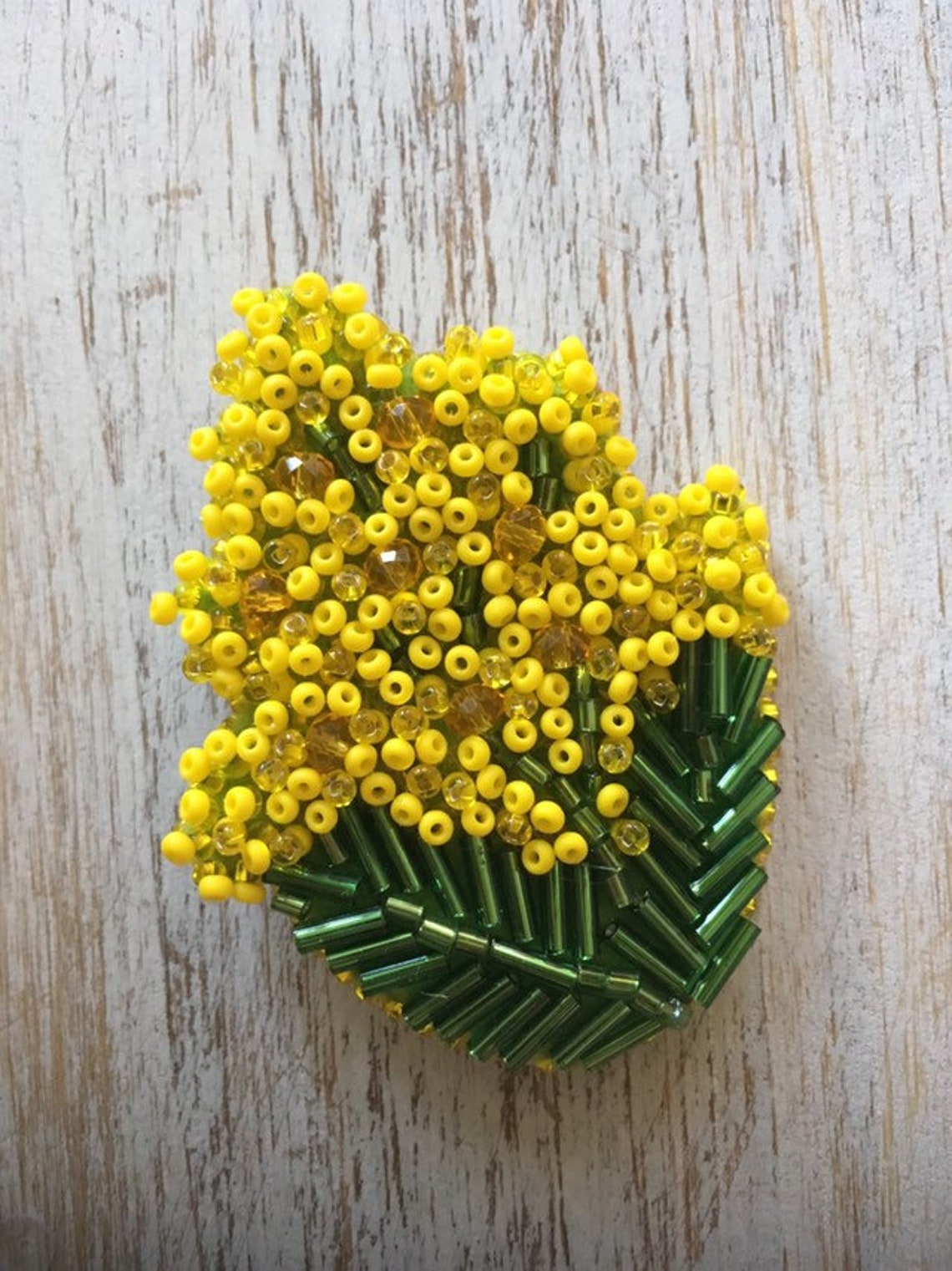 Mimosa Flower Pin, Flower Jewelry, Mimosas Pin, Yellow Brooch, Gift ...