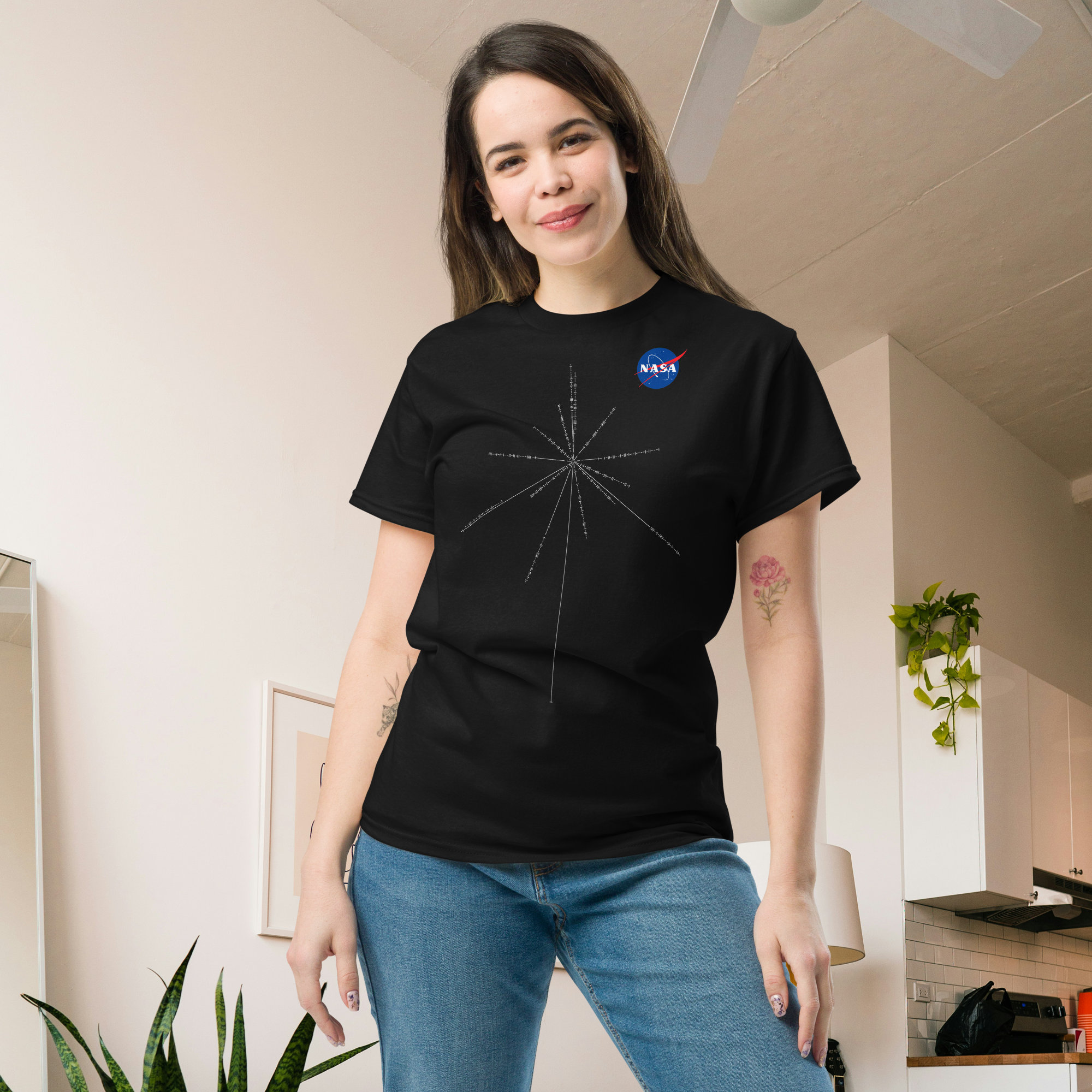 NASA Voyager Pulsar Map T-shirt: Space Exploration Tee - Etsy