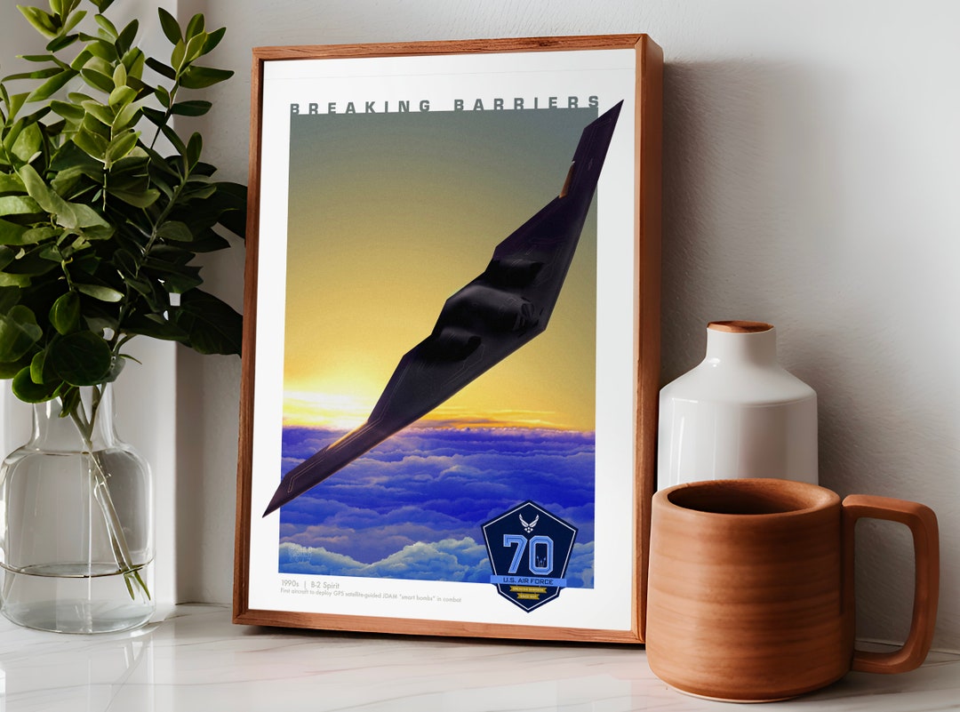 US Air Force USAF Army B-2 Spirit Stealth Bomber Unframed Poster - Etsy