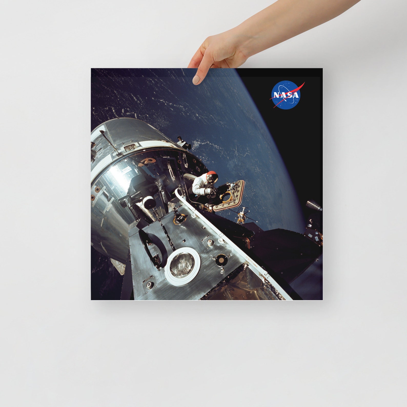 Apollo 9 Space Orbiter Astronaut on a Spacewalk | NASA HD Historical ...