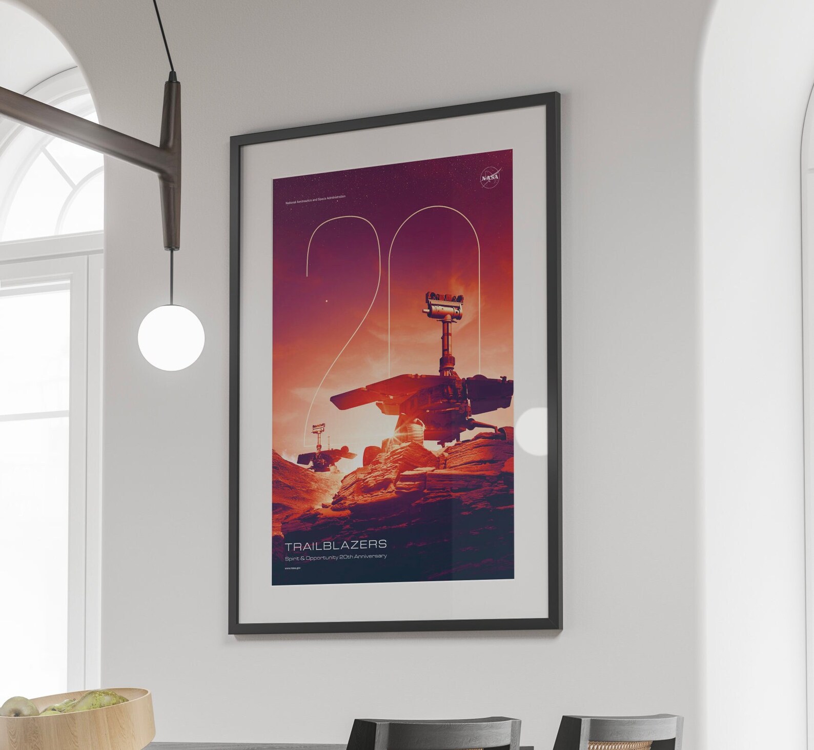 Mars Rover Spirit & Opportunity 20th Anniversary Trailblazers Poster - Etsy