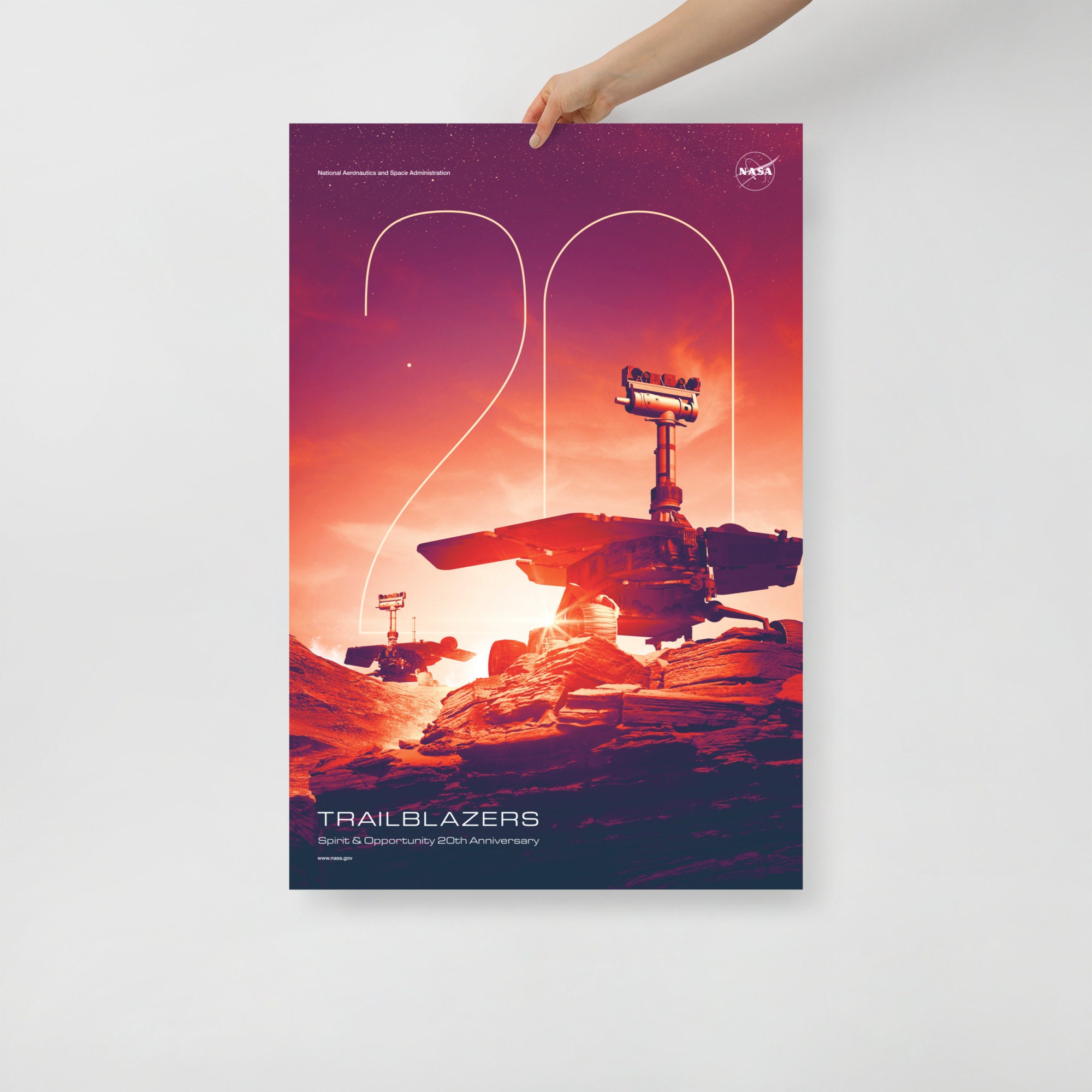Mars Rover Spirit & Opportunity 20th Anniversary NASA Trailblazers ...