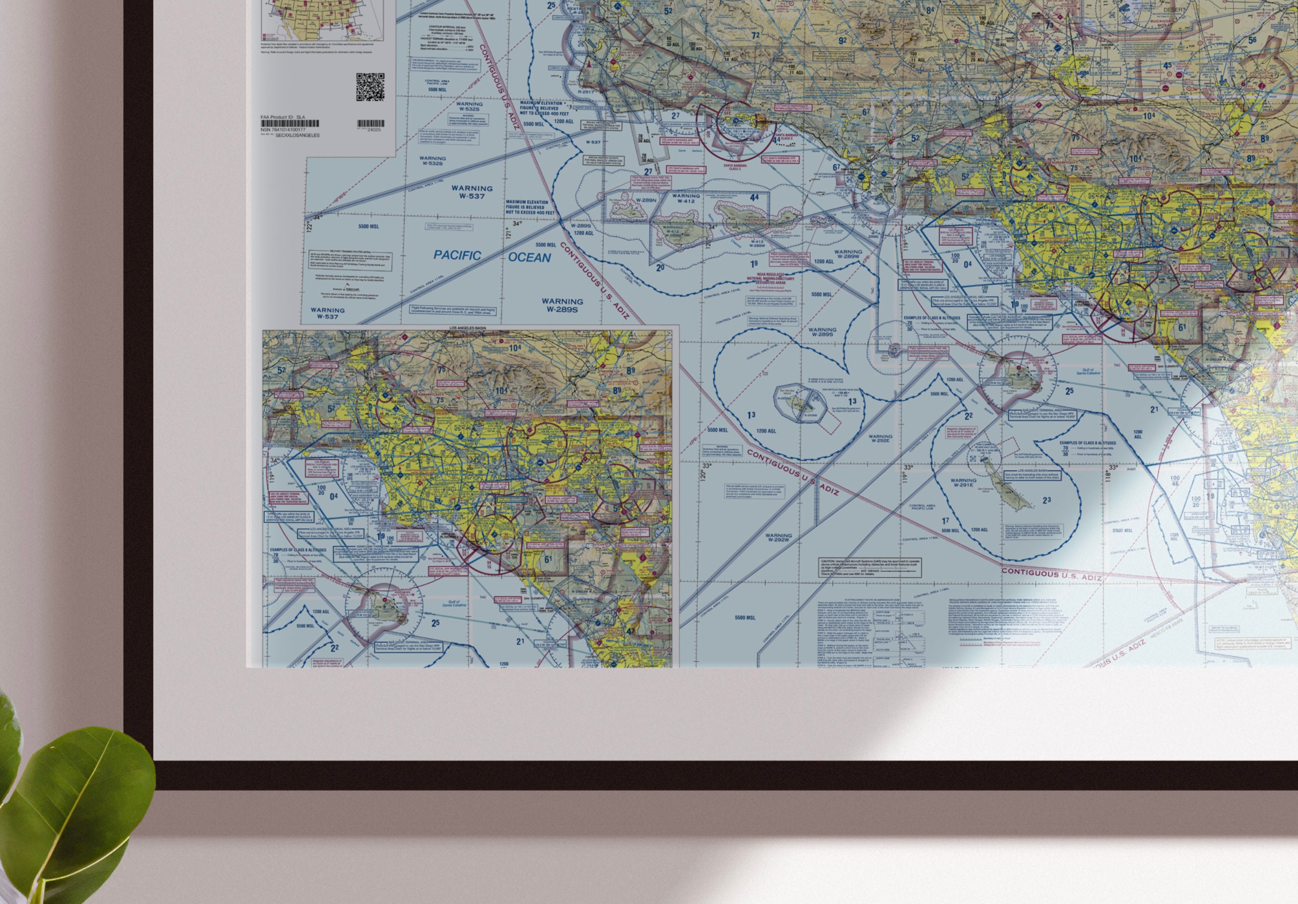 LAX Los Angeles Airport FAA Aviation Map Ultra Detailed Unique Gift for ...