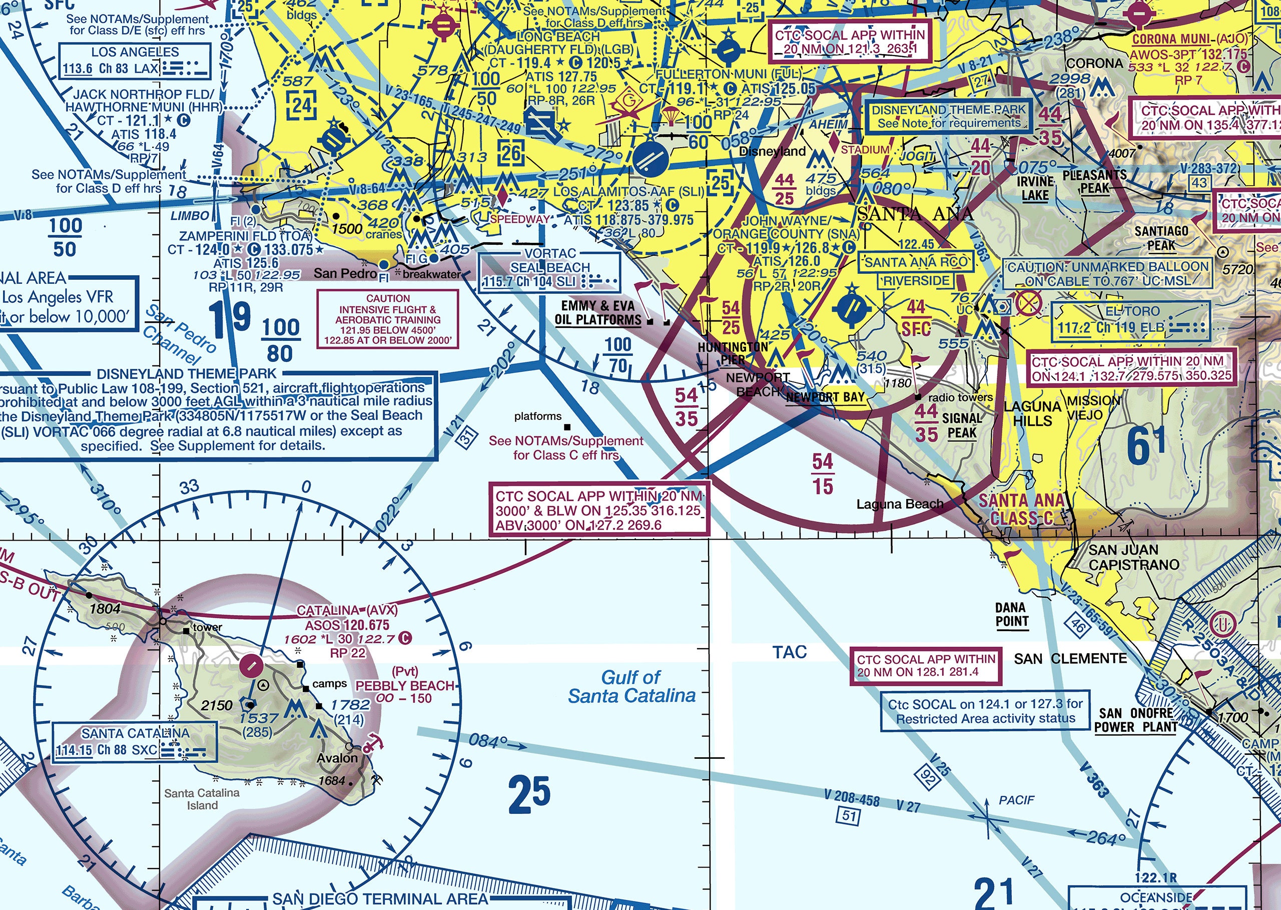 LAX Los Angeles Airport FAA Aviation Map Ultra Detailed Unique Gift for ...