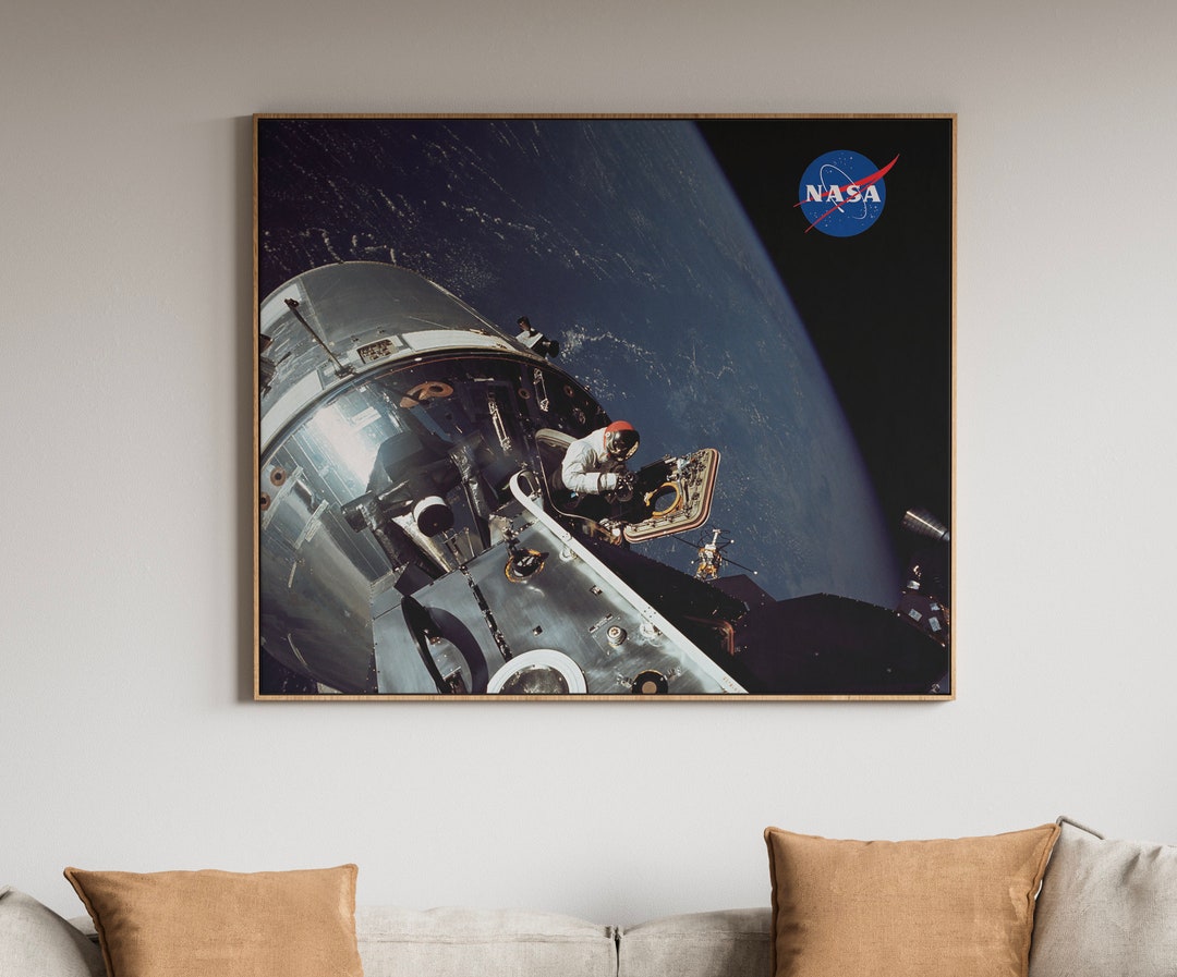 Apollo 9 Space Orbiter Astronaut on a Spacewalk | NASA HD Historical ...
