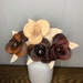 Leather Rose With Date or Initial Anniversary Gifts - Etsy Canada