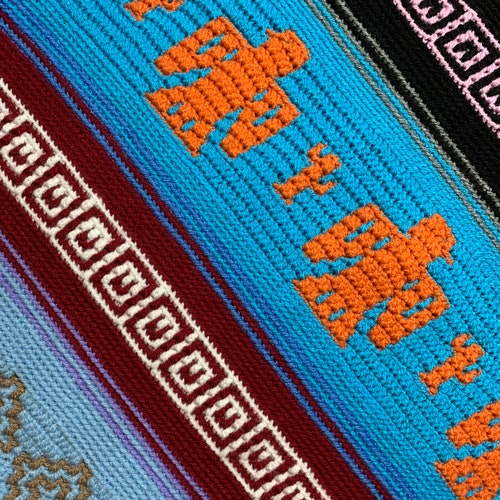 Thunderbird and Saguaro Cactus Mosaic Crochet Patterns - Etsy