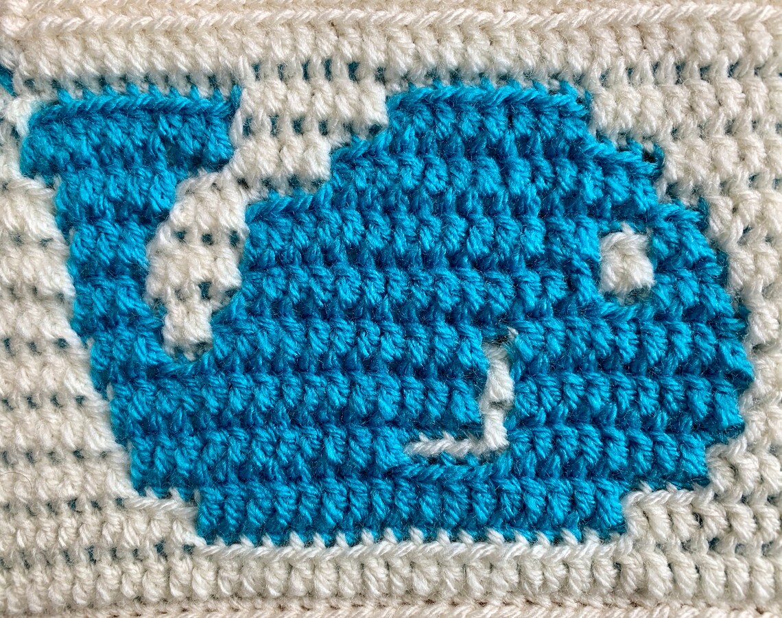 Sea Creatures Mosaic Crochet Patterns Charts Only | Etsy