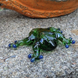 Cremation Frog Memorial figurine Ashes keepsake Memorial | Etsy
