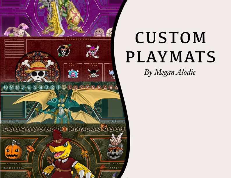 Custom Playmat for TCG: Digimon and One Piece - Etsy
