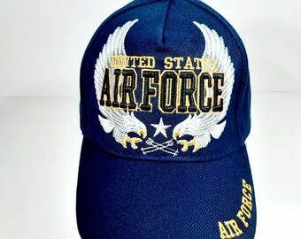 Embroidered Us Air Force Ball Cap - Etsy