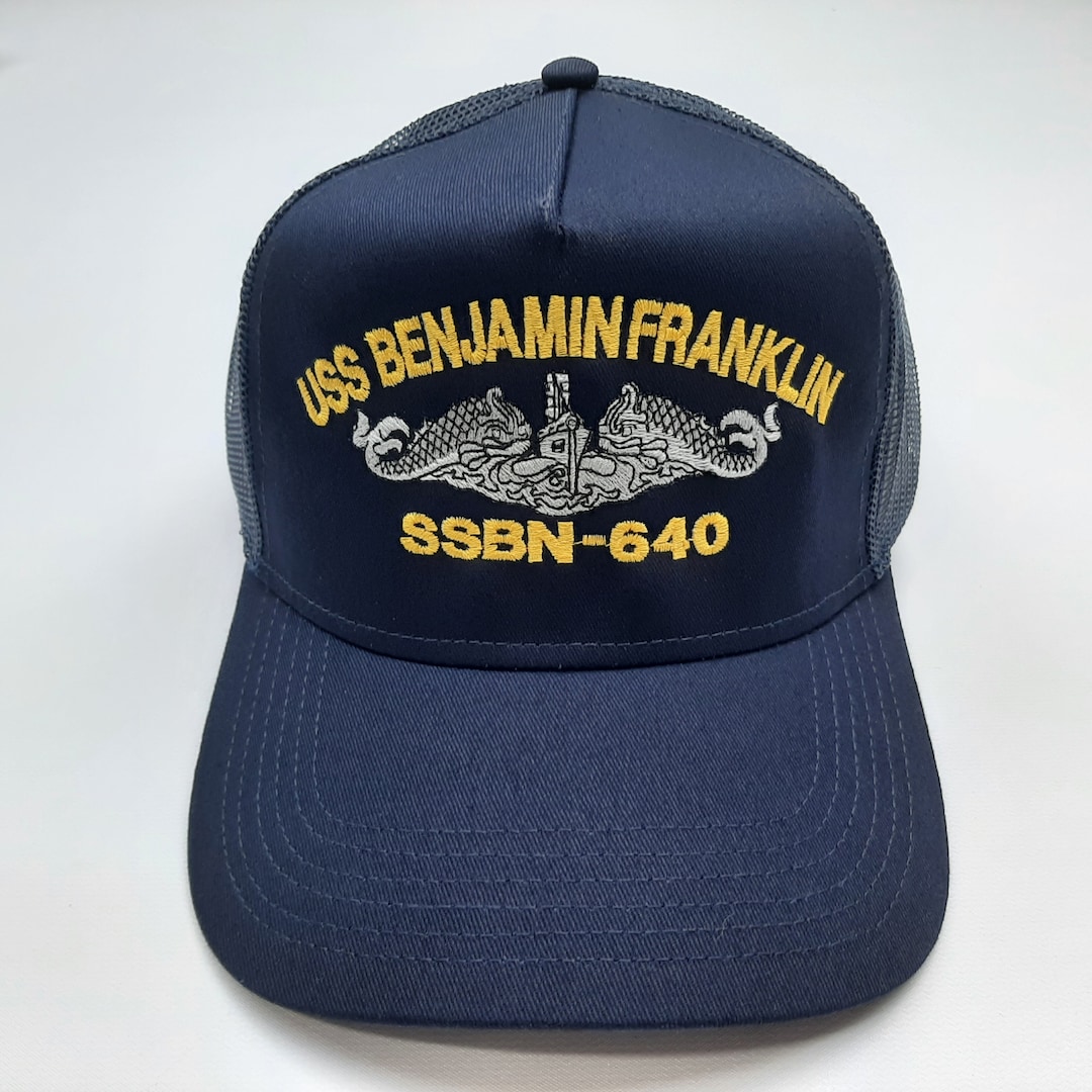 USS Benjamin Franklin SSBN-640 Submarine Boat Baseball Cap Hat - Etsy