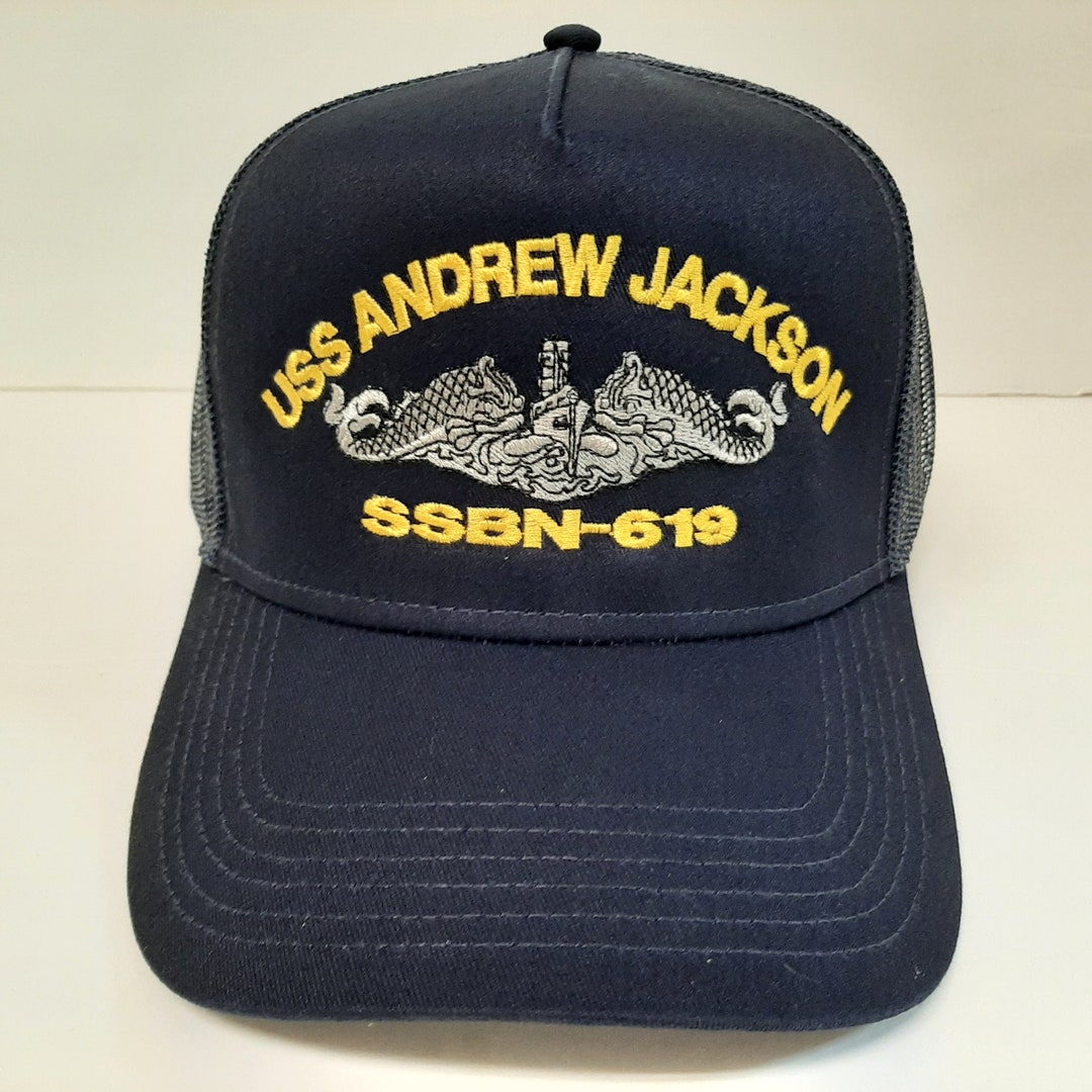 USS Andrew Jackson SSBN-619 U.S Navy Ship Boat Hat Cap Mesh - Etsy