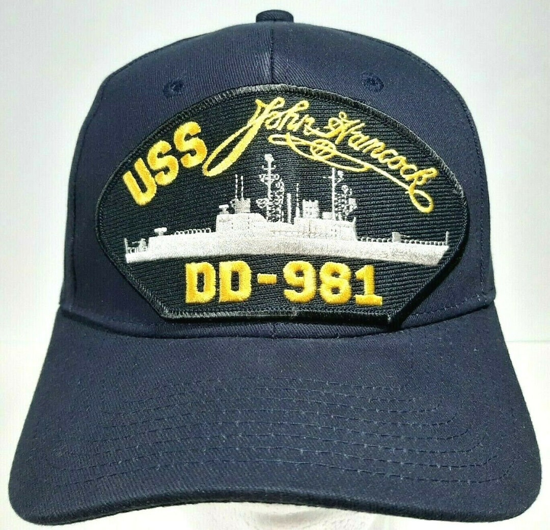 USS John Hancock DD-981 Patch Hat Baseball Cap Adjustable Navy - Etsy