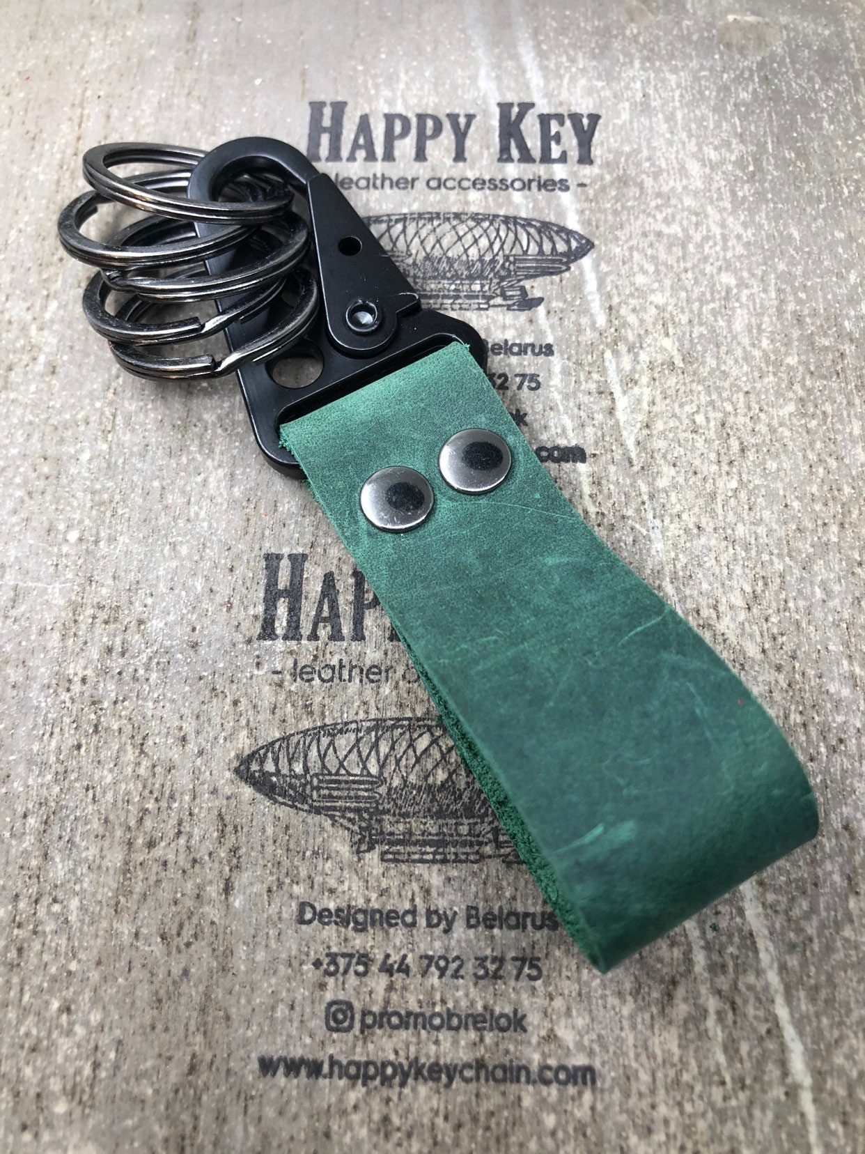 Keychain Carbine With Five Ring. Spring Hook Keychain. - Etsy UK