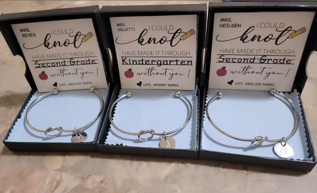 Teacher Gift Printable File, I Could KNOT Have Made It Through Without ...