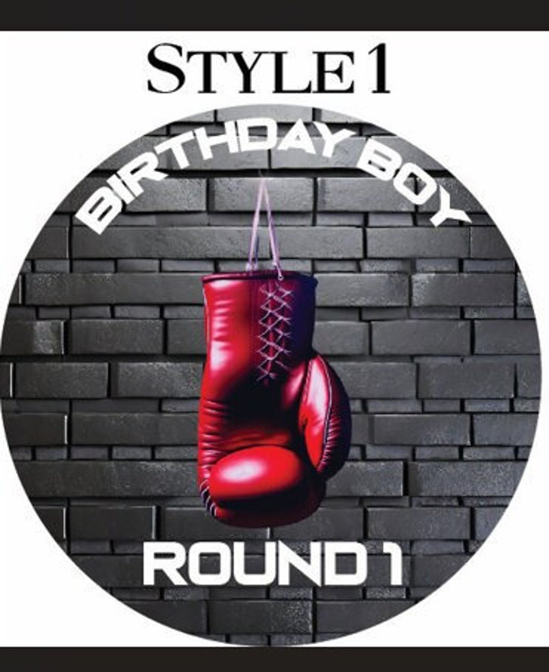 Boxing Birthday Stickers, Boxing Theme Birthday, Goodie Bag Stickers - Etsy