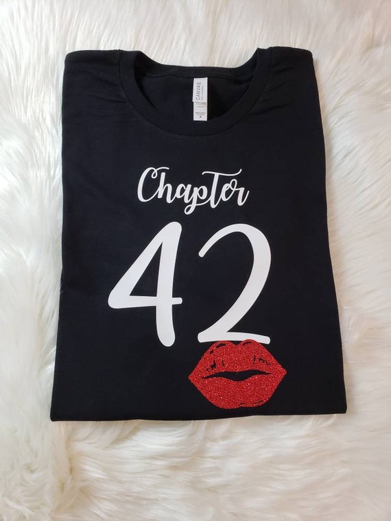 44 Birthday Shirt Chapter 42 42 and Fabulous 43rd Birthday | Etsy