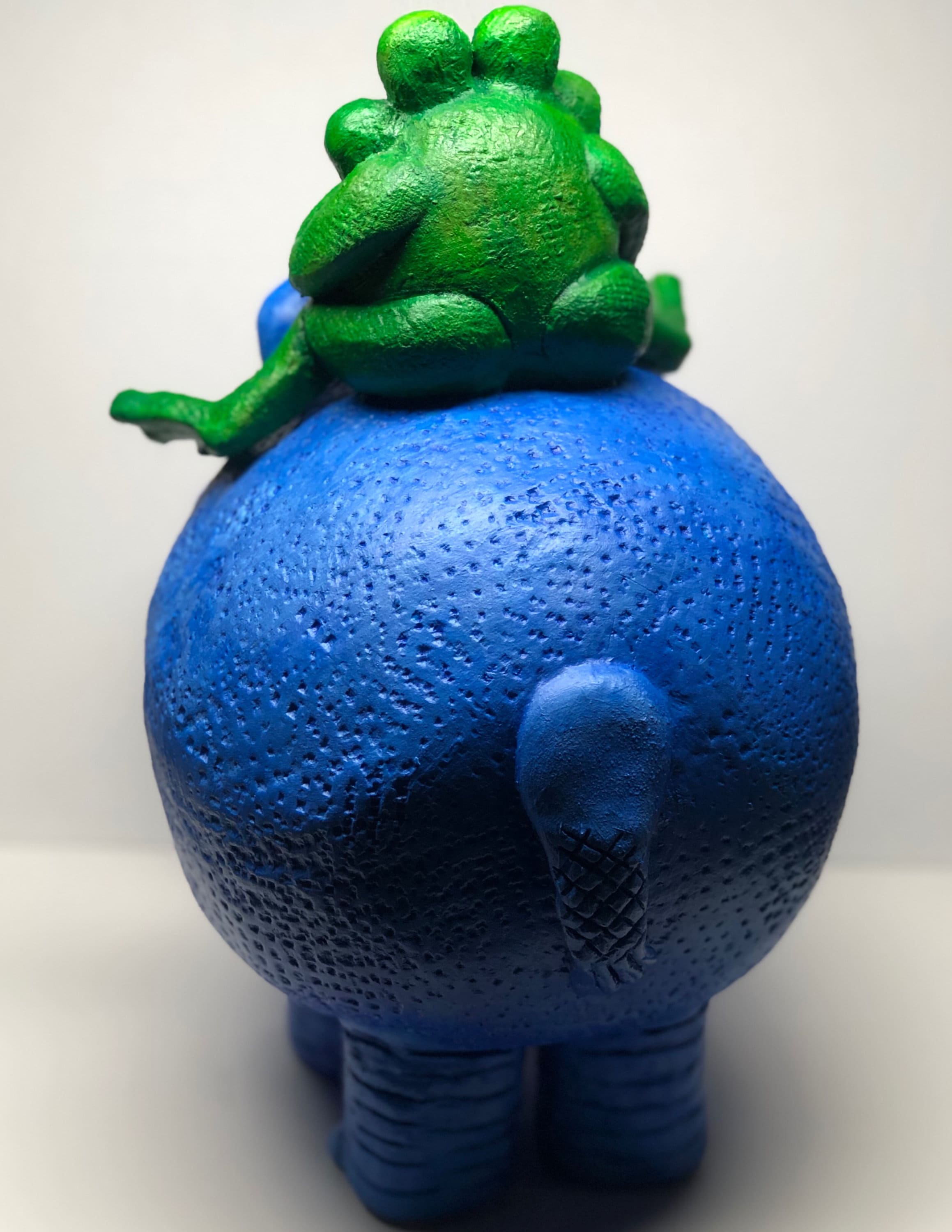 Whimsical Ceramic Sculpture - Figurine - Hippo and Frog - Etsy