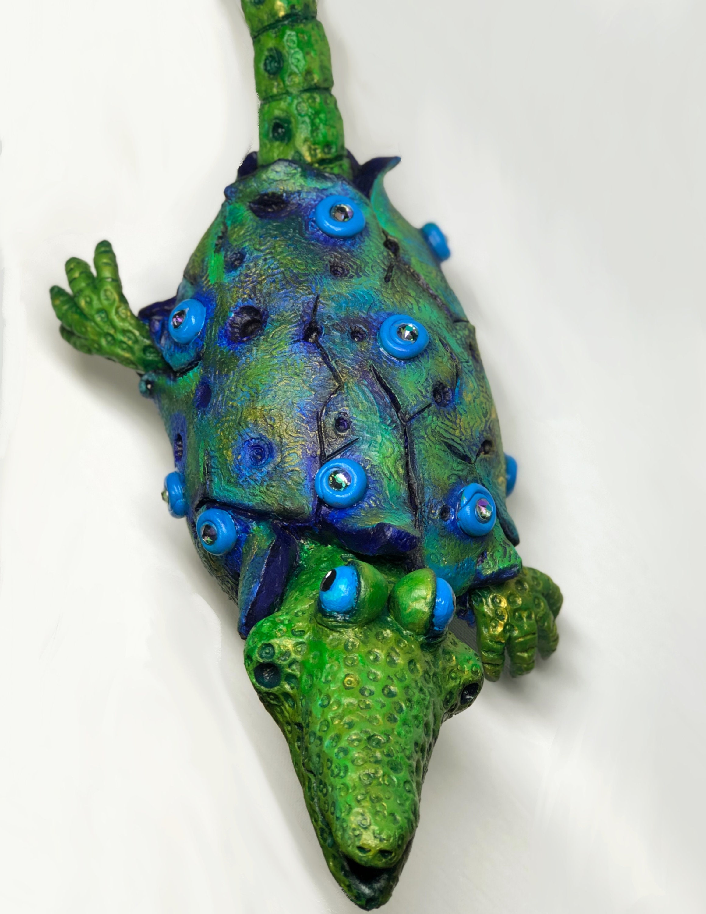 Whimsical Ceramic Sculpture - Figurine - Gator Egg - Etsy