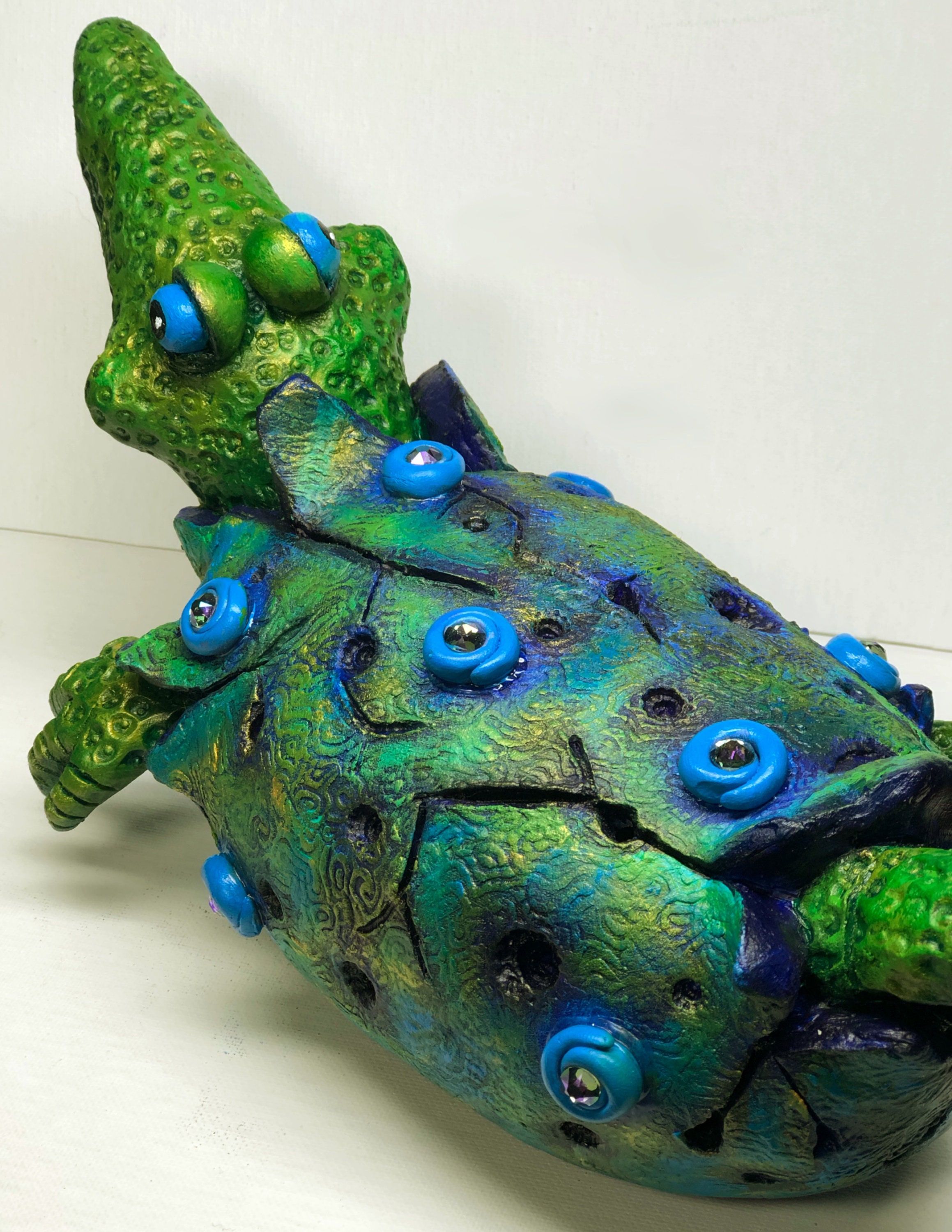 Whimsical Ceramic Sculpture - Figurine - Gator Egg - Etsy