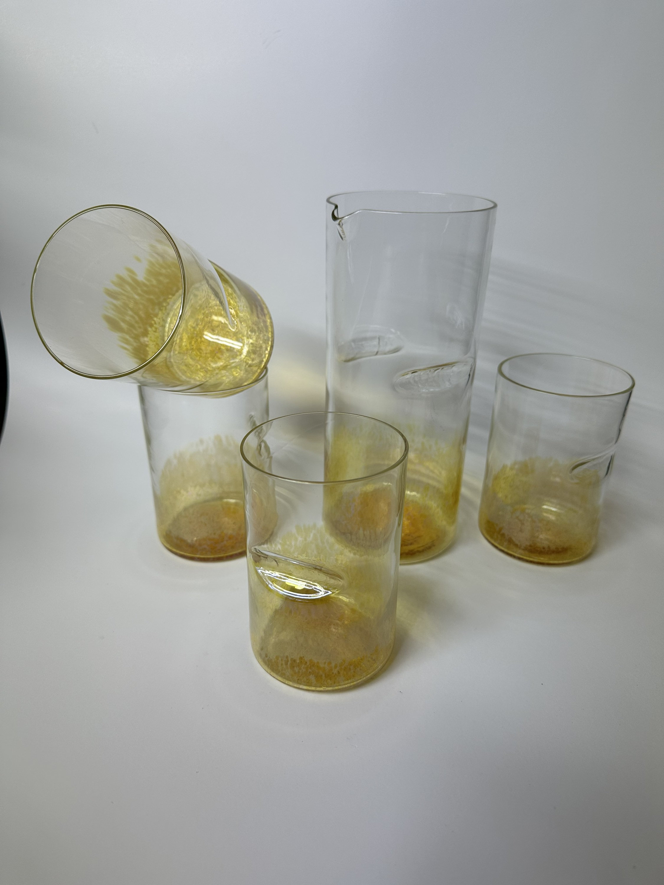 Gold Pitcher and Cup Set - Etsy