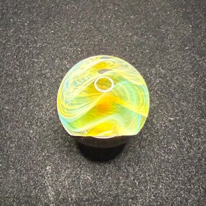Borosilicate Glass Art Marble || Silver Fume Spiral || Galaxy Space ...