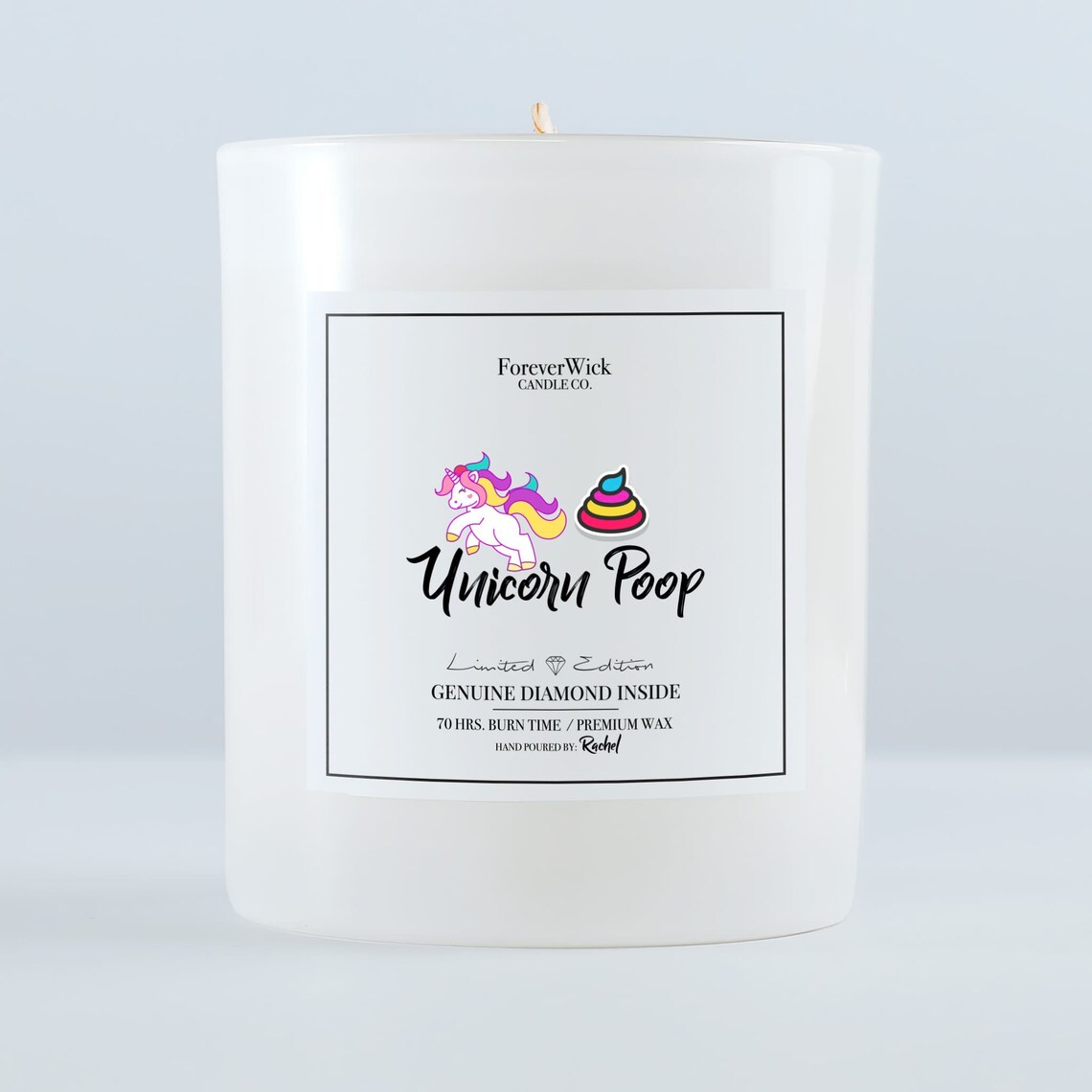 Unicorn Poop Diamond Candle - Etsy