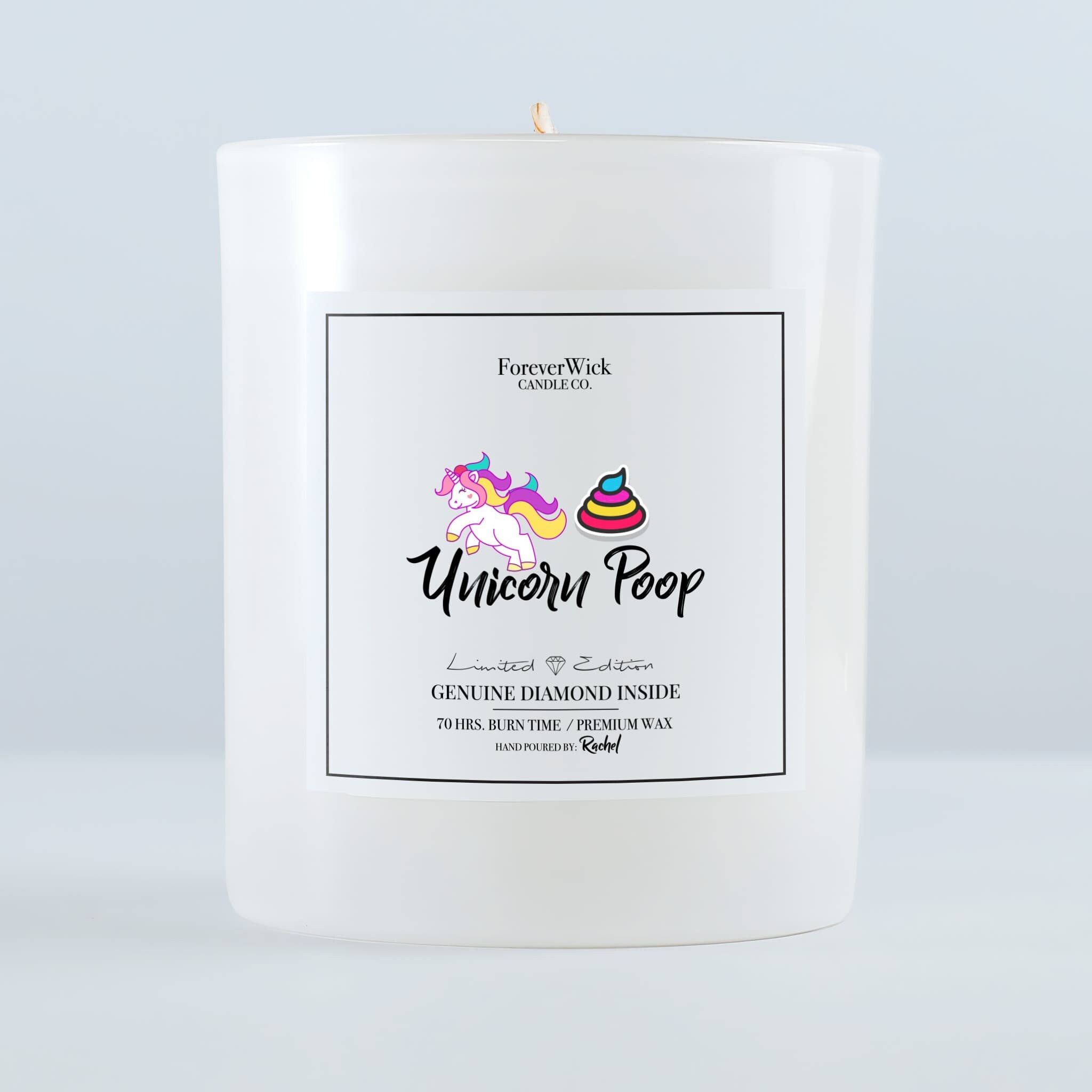 Unicorn Poop Diamond Candle - Etsy