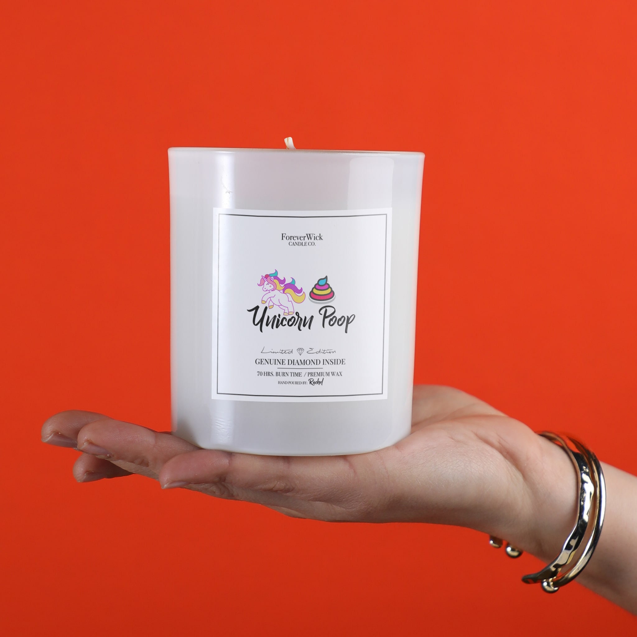 Unicorn Poop Diamond Candle - Etsy