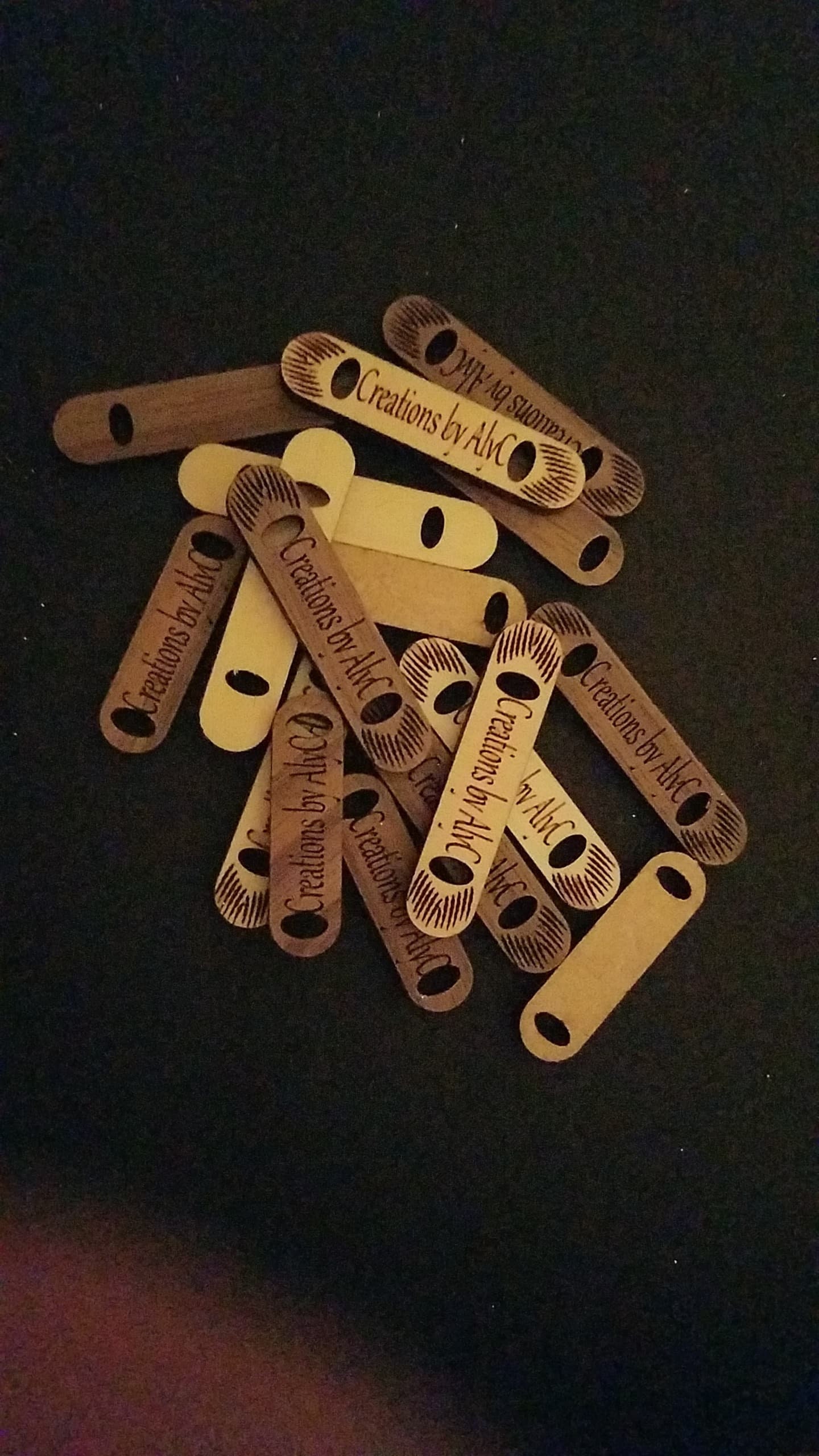 Personalized engraved clothing tags | Etsy