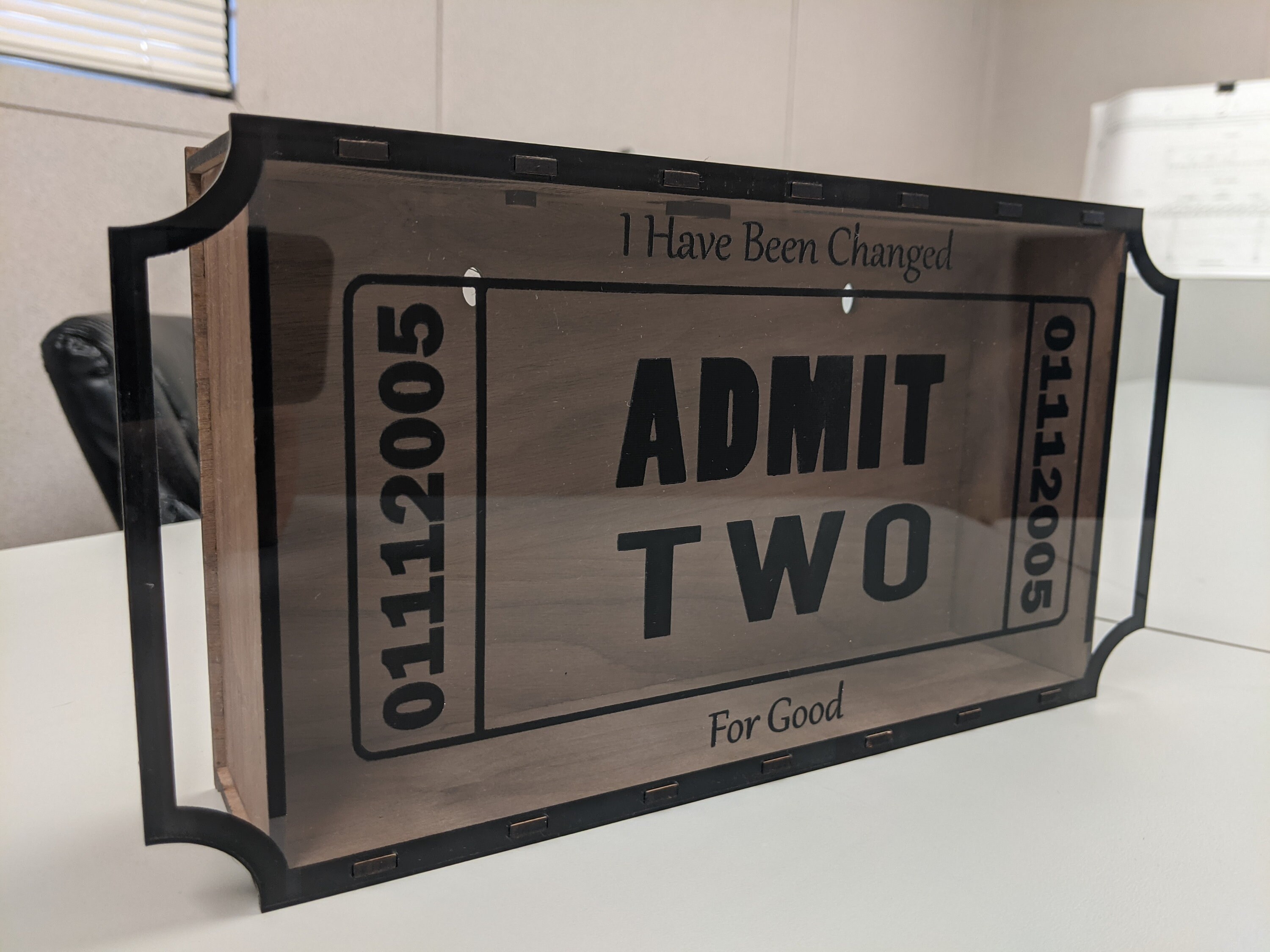 Shadow / Display Box for Movie Concert Theater Event | Etsy