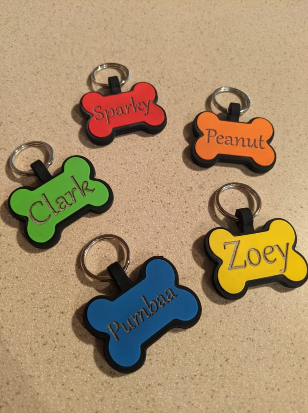 Bone Name Tag for Puppies/dogs! - Etsy