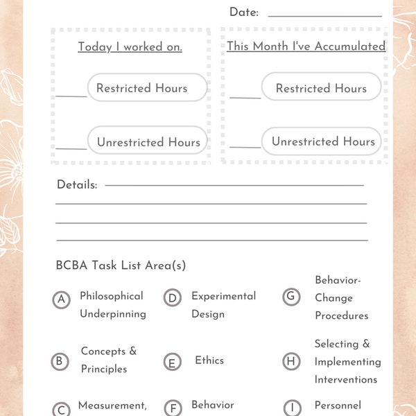 Bcba Supervision and Fieldwork Tracker - Etsy Bcba Supervision and Fieldwork Tracker - Etsy