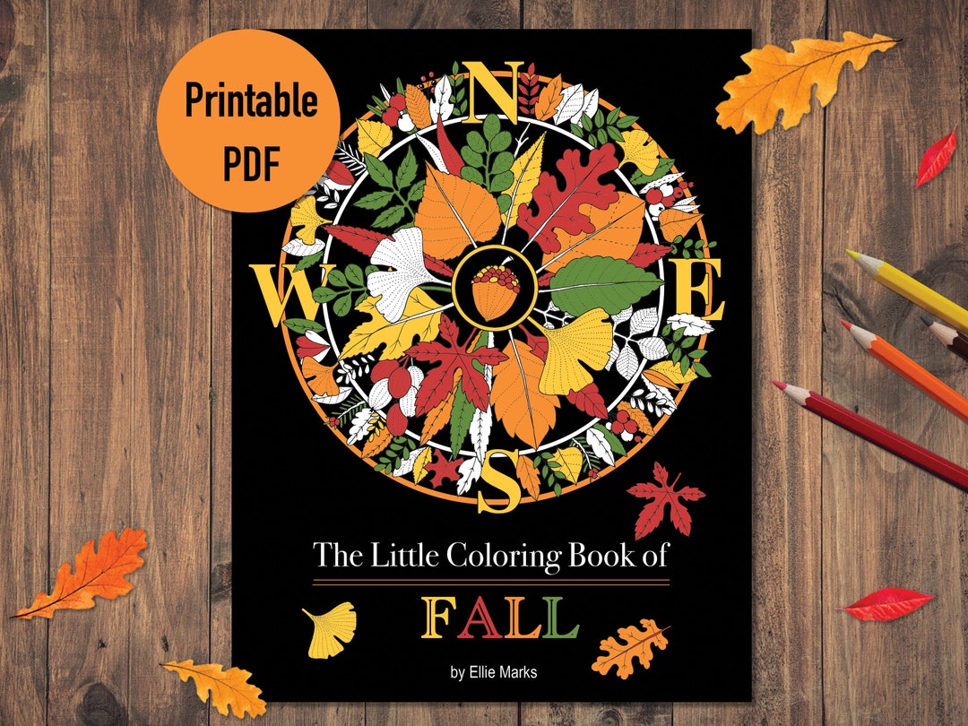 The Little Coloring Book of Fall | Ellie Marks - Printable Colouring ...