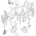 Tropical Flowers - 3 Coloring Pages - Etsy