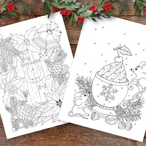 Winter Song Coloring Book - Print at Home - Etsy