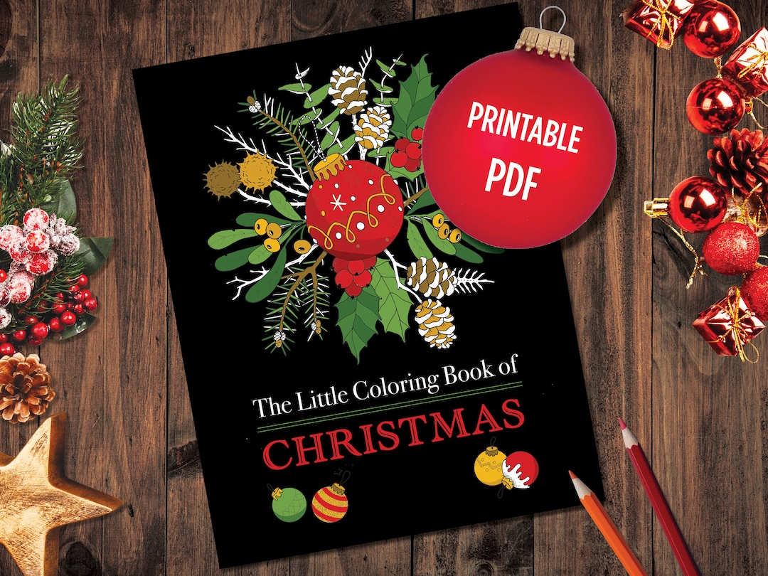The Little Coloring Book of Christmas - Print at Home PDF - Etsy