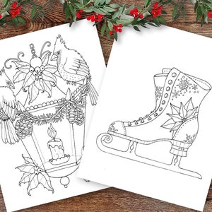 Winter Song Coloring Book - Print at Home - Etsy