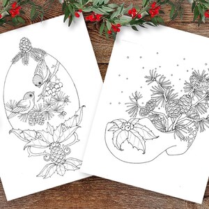 Winter Song Coloring Book - Print at Home - Etsy