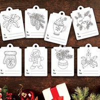 Christmas Arctic Animals Gift Tags: Printable Winter Holiday Tags (PDF ...
