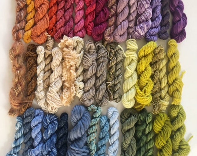 460 Yards Mini Yarn Skeins Kit, Yarn Bundle Fiber Pack, Saori Weaving ...